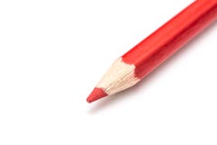 Red Color Pencil With Coloring Stock Photos - Image: 23142163
