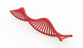 Red Gene In DNA Royalty Free Stock Photos - Image: 2108878