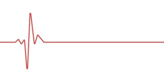 Red heartbeat line icon stock vector. Illustration of life - 138020185