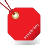 Red tag or sticker stock vector. Illustration of check - 6926849