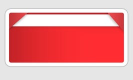 Red text box stock vector. Image of card, object, style - 35121090