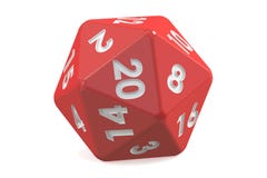 Twenty Sided Die stock image. Image of hobby, random, dice - 6525507