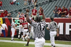 Referee: Referee Signals A Touchdown Stock Photo - Image of down, hands ...