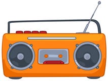 Tecknad FilmAppliences Radio Vektor Illustrationer - Illustration av ...