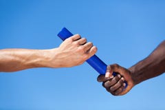 Relay Baton Handoff stock image. Image of giving, baton - 9985109