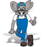 Mouse Handyman Cartoon Royalty Free Stock Images - Image: 23910379