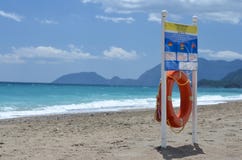 Rescue Circle For Help In Water Stock Illustration - Illustration of ...