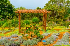 Garden Rest Area stock image. Image of walkway, nature - 36480949