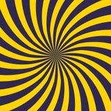 Yellow Retro Vintage Style Background With Sun Rays Vector Illustration ...