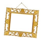 Askew Picture Frame On Wall Stock Image - Image of frame, hanging: 3146943