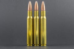 Three Assault Rifle Bullets Stock Images - Image: 18180984