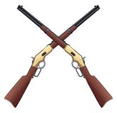Crossed Rifles stock image. Image of weapon, pair, isolated - 49811057