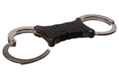 Rigid bar handcuffs stock photo. Image of shackle, delinquent - 2040440