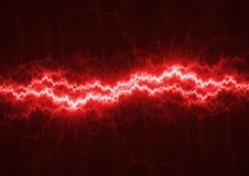 Abstracte rode bliksem stock illustratie. Illustratie bestaande uit ...