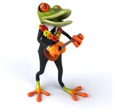 Rolig groda stock illustrationer. Bild av gitarr, vändkretsar - 50839980