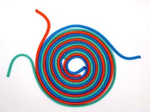 Rope rolled up in spiral stock image. Image of curve - 32363443
