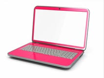 Rosa Laptop-Tastatur Stockfoto - Bild: 71726242