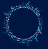 Round notes frame stock vector. Illustration of event - 23743006