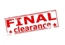 Red Stamp With Text Final Clearance Sale ! Stock Vector - Illustration ...