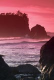 Ruby Sunset Over Ocean ~ Sun Beams Stock Image - Image of colourful ...