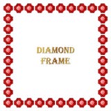 Ruby gem frame stock vector. Illustration of jewel, frame - 7561568