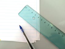 Pen And Ruler Stock Photos - Image: 11548493