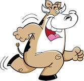 Rooster Running stock vector. Illustration of cartoon - 7978950