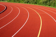 Curve in track stock photo. Image of line, college, competition - 62646