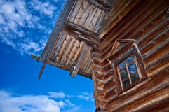Russian log house stock image. Image of countryside, vintage - 17509513