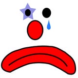 Sad Cartoon Clown Stock Vector - Image: 47715109