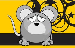 Cartoon Sad Baby Mouse Stock Vector - Image: 47475889
