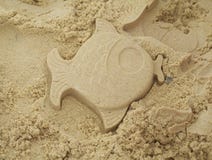 Sand Castle On The Beach Stock Photo - Image: 12328910