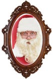 Portrait Of Santa Claus In The Car Stock Photo - Image of christmastime ...