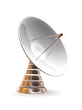 Satellite Dish. Communiation. Stock Illustration - Illustration of ...