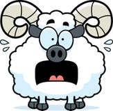 Scared Cartoon Sheep stock vector. Illustration of panic - 47054628