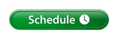 Calendar With Clock Flat Icon. Round Colorful Button, Schedule, Event ...