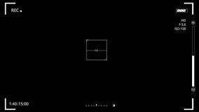 Red HUD Camera Interface Motion Graphic Element V2 Stock Footage ...