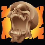 Screaming Skull Royalty Free Stock Images - Image: 33536219