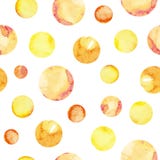 Seamless Yellow Spot Pattern Royalty Free Stock Photos - Image: 8745488