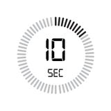The 16 Seconds Icon, Digital Timer. Clock And Watch, Timer, Countdown ...