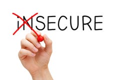 Insecure Vs Secure - Security Concept Stock Illustration - Illustration ...