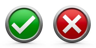 Casella Di Controllo Con Il Segno Di Spunta Rosso Delle Ass.Comm ...