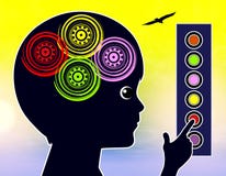 Self directed learning stock illustration. Illustration of childhood ...