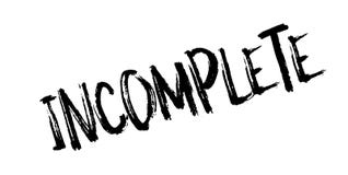 Sello de goma incompleto stock de ilustración. Ilustración de cabecera ...