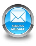 Blue Send Button, Mail Mesage Vector Stock Vector - Illustration of ...