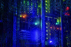 Abstract Technology Background. Web Developer. Computer Code ...