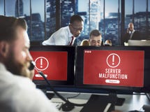 Computer Network Malfunction Stock Images - Image: 8120894