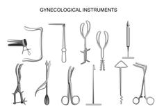 Gynecological Instruments Royalty Free Stock Image - Image: 30165666