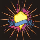 Shining Shield Royalty Free Stock Photography - Image: 3016547