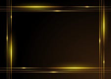 Gold Shiny Frame Stock Image - Image: 35092231